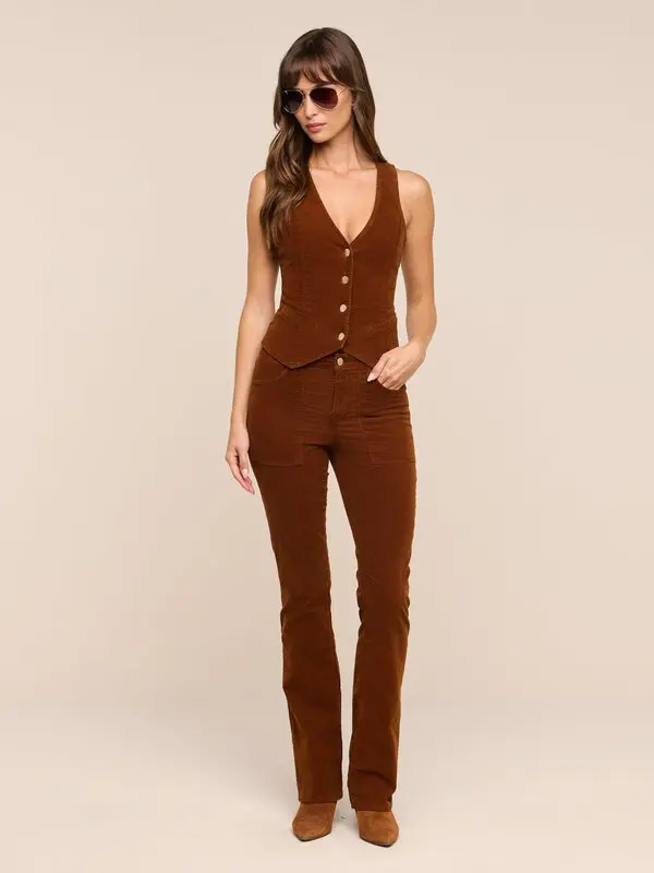 L'Agence Yelena Corduroy Vest