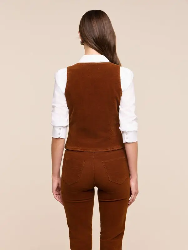 L'Agence Yelena Corduroy Vest