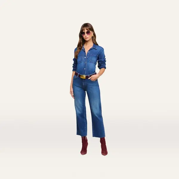 L'Agence Isla Denim Shirt - Idaho