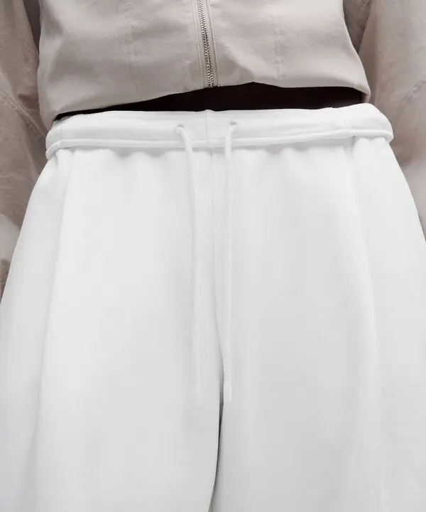 Lululemon French Terry Mid-rise Wide-leg Pant - White