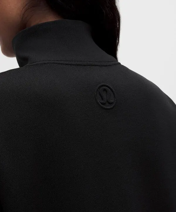 Lululemon Structured Knit Half-zip Short-sleeve Shirt - Black