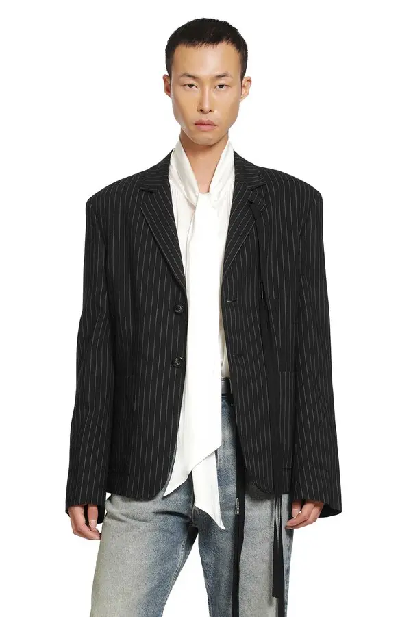 ANN DEMEULEMEESTER Rami Deconstructed Blazer