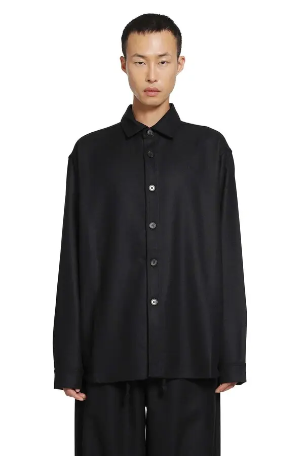 ROSE BURRITO Wool Flannel Overshirt