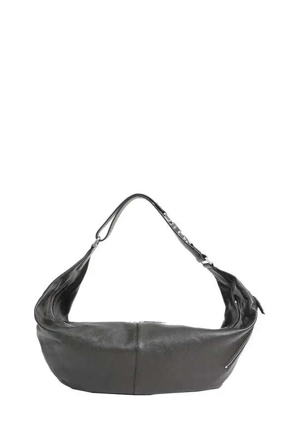 LEMAIRE Large Quiver Clip Bag - Brown