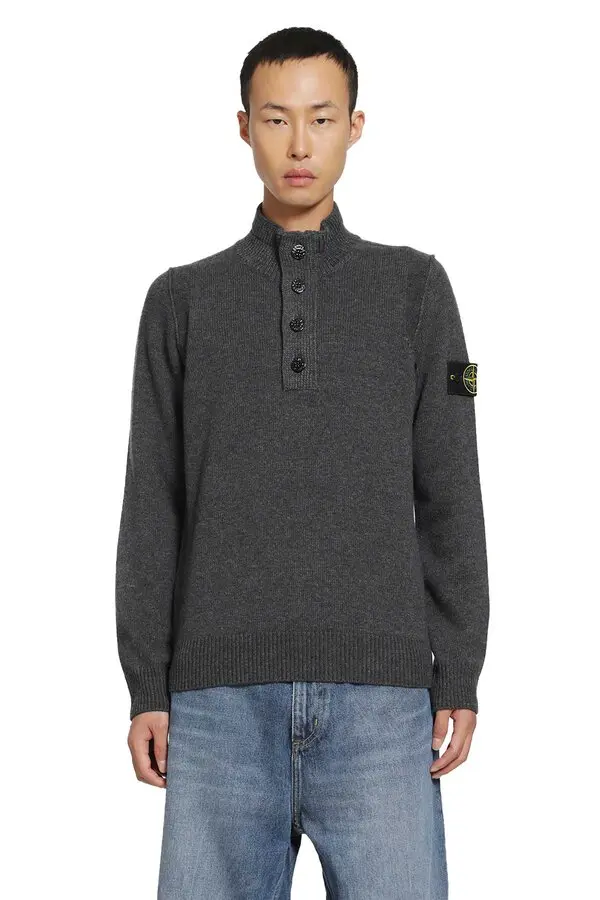 Stone Island Lambswool Half-zip Jumper