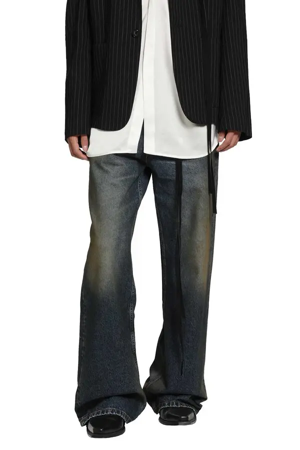 ANN DEMEULEMEESTER Modest Relaxed Flared Jeans
