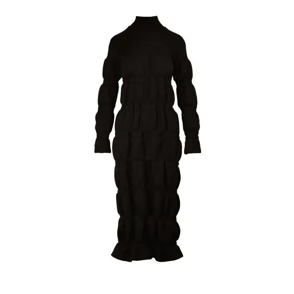 IOANA CIOLACU Quilted Midi Dress