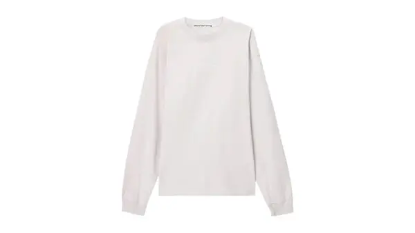 Alexander Wang Logo Print Long Sleeve Tee