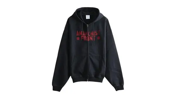 Vetements Anarchist Zip-up Hoodie