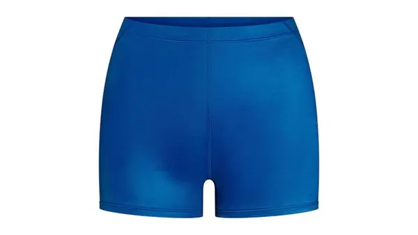 Nike X Skims Satin Shine Drawcord 2 Inch Short - Cobalt Blue