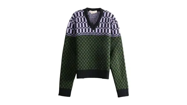 Marni Long-sleeve V-neck Sweater