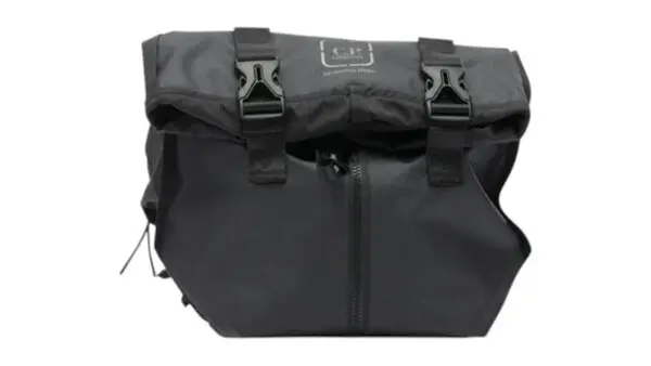 C.P. COMPANY Rubber Reps Mixed Transformable Sports Backpack - Black