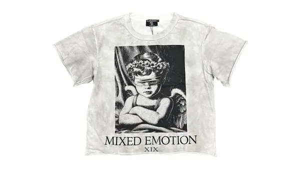 Mixed Emotion Oversize Xix Tee Shirt
