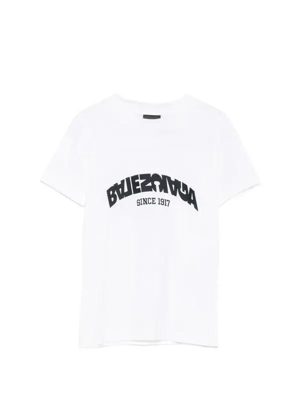 Balenciaga Logo-print T-shirt - White