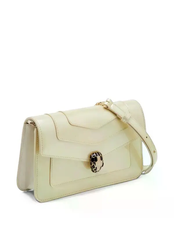 BVLGARI Serpenti Forever Patent Leather Shoulder Bag