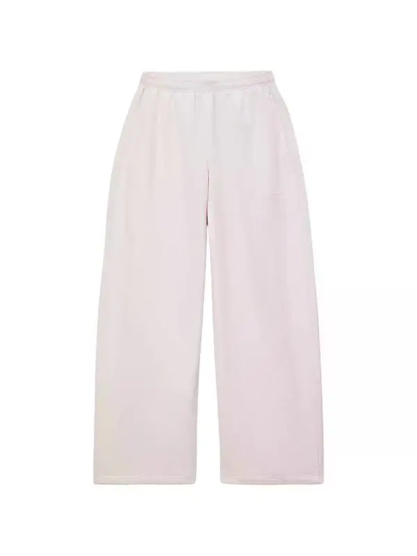 Alexander Wang Logo Print Mid-rise Relaxed Sweatpants - Pink