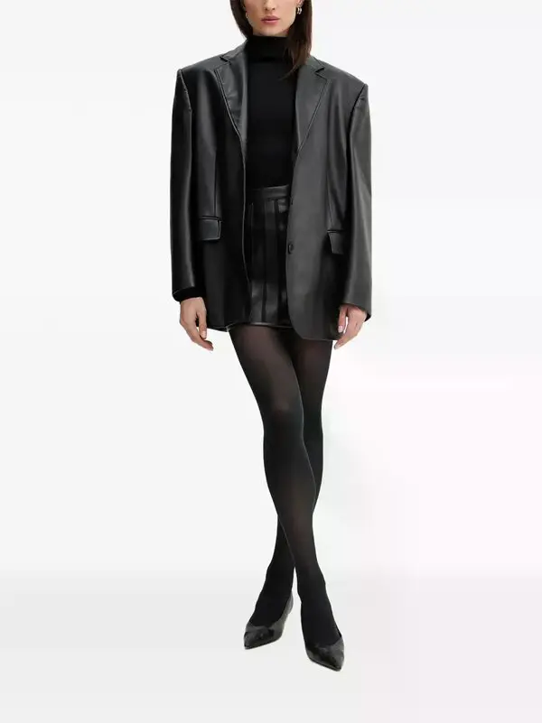 SILVIAN HEACH Striped Panel Skirt - Black