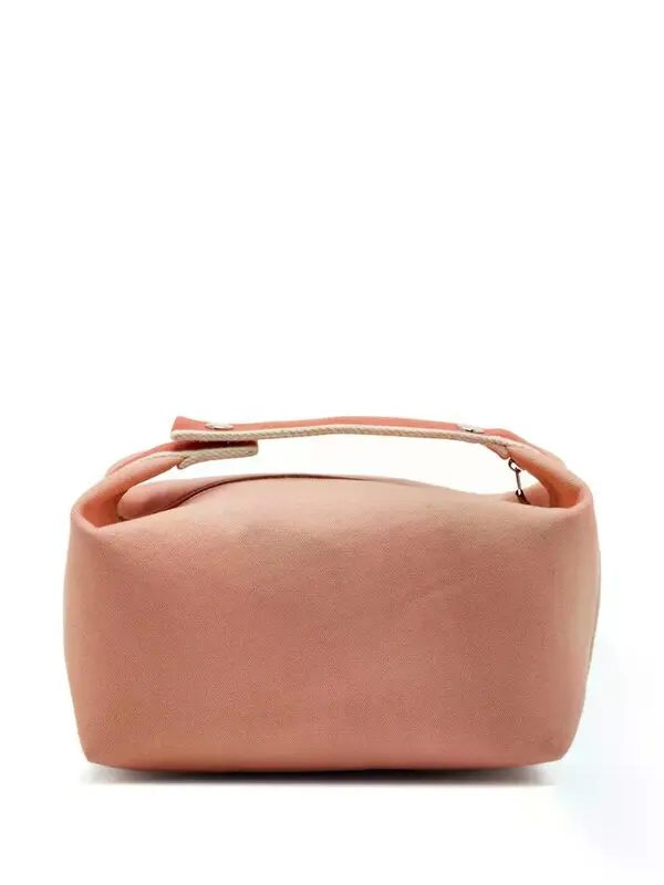 Hermès Bride-a-brac Toile H Canvas Makeup Bag - Orange
