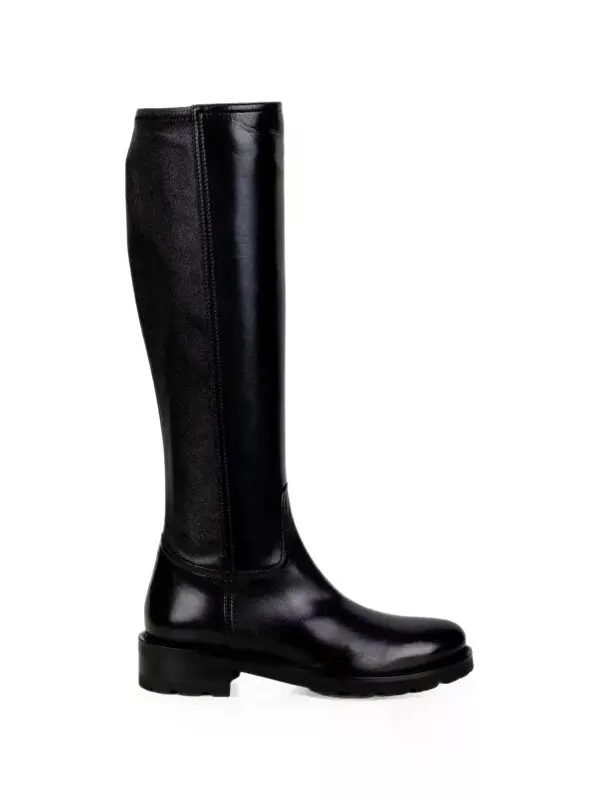 LORENZO MASIERO Polished Leather Knee-length Boots