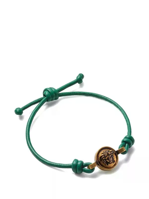 Versace Medusa Leather Bracelet