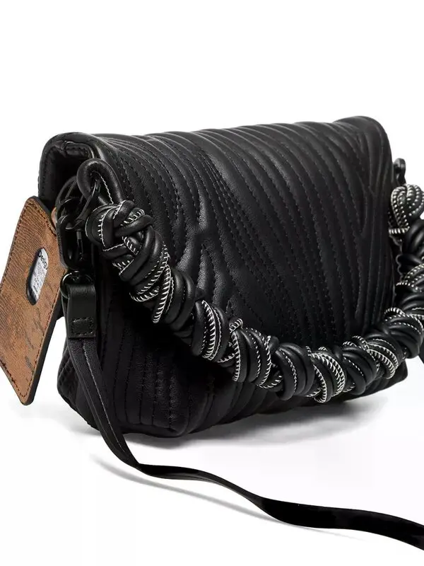 Desigual Quilted Braided-handle Tote Bag