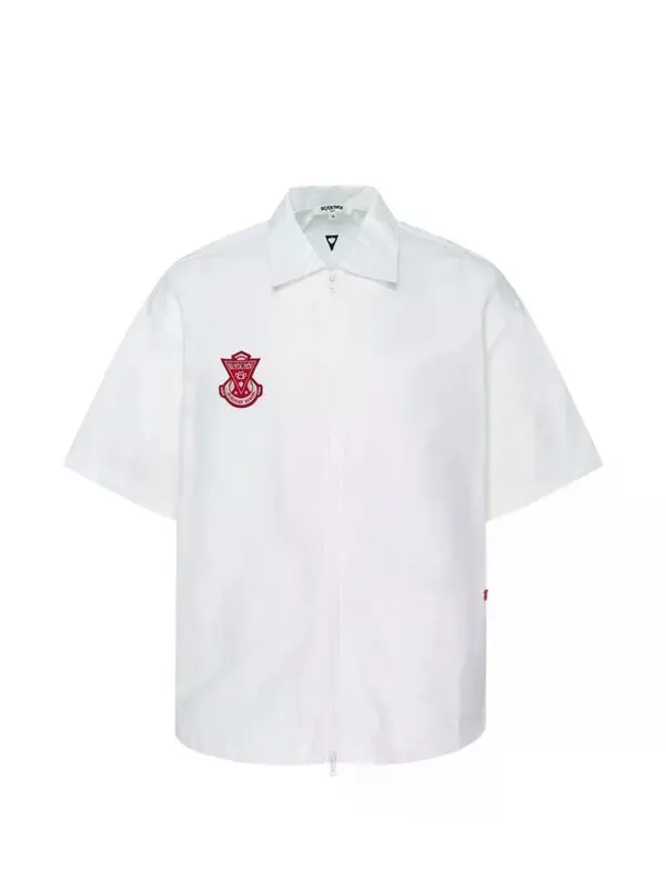 BLACKJACK Logo-patch Zip-up Shirt