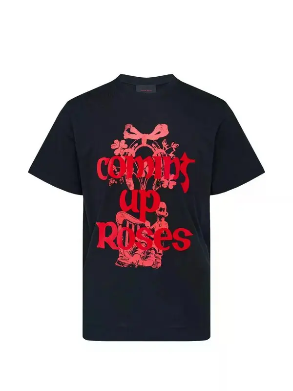 Simone Rocha Coming Up Roses Print T-shirt
