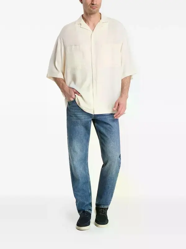 URBAN CLASSICS Camp-collar Pocket-detail Shirt