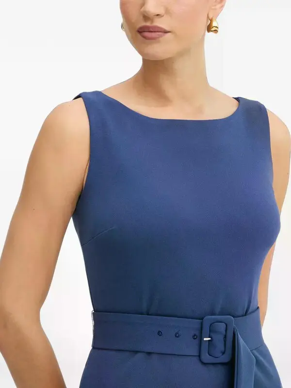SILVIAN HEACH Belted Sleeveless Dress