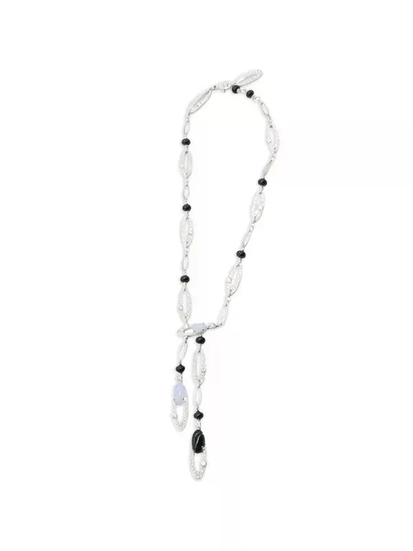 BVLGARI 2010s Elysia Multi-stone Necklace - Silver