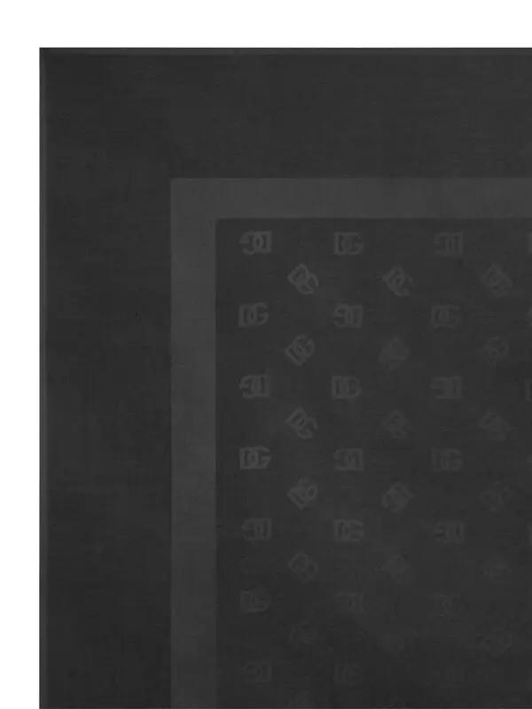 Dolce & Gabbana Silk Stolw With Logo-jacquard