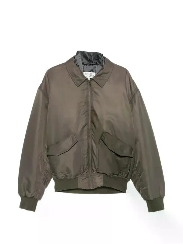 MAISON MARGIELA Padded Collar Jacket - Grey