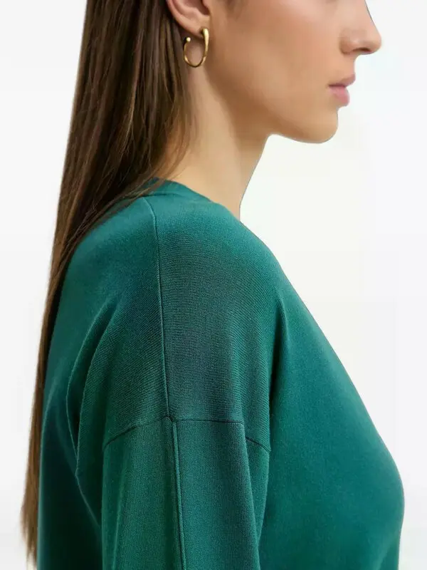 Sisley Button V-neck Cardigan