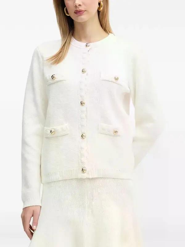 SILVIAN HEACH Scalloped Button Shirt - White