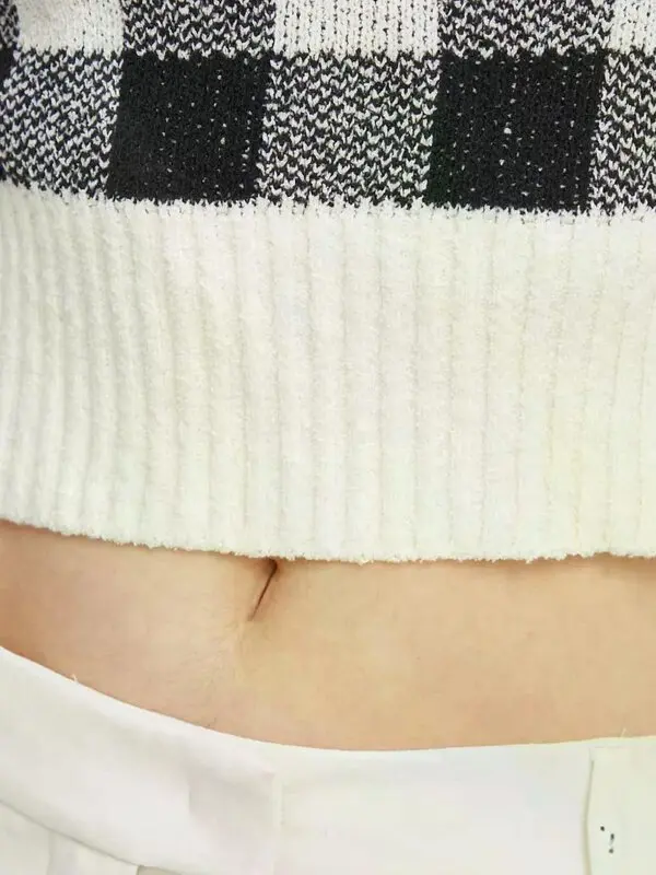 Sisley Check Crop Top