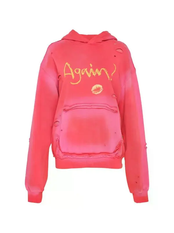 Andersson Bell Spray-washed Distressed Hoodie