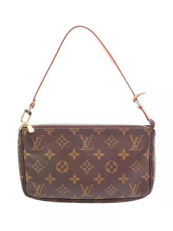 LOUIS VUITTON Monogram Pochette Accessoires Shoulder Bag - Brown