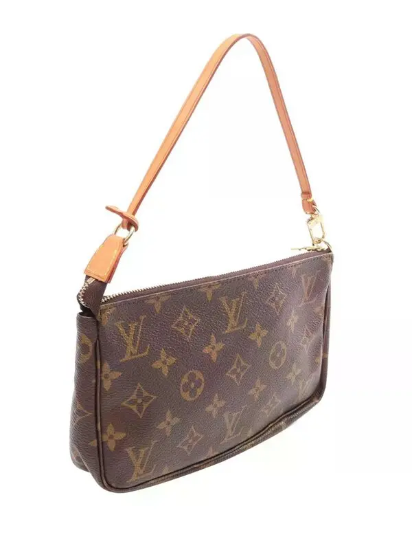 LOUIS VUITTON Monogram Pochette Accessoires Shoulder Bag - Brown