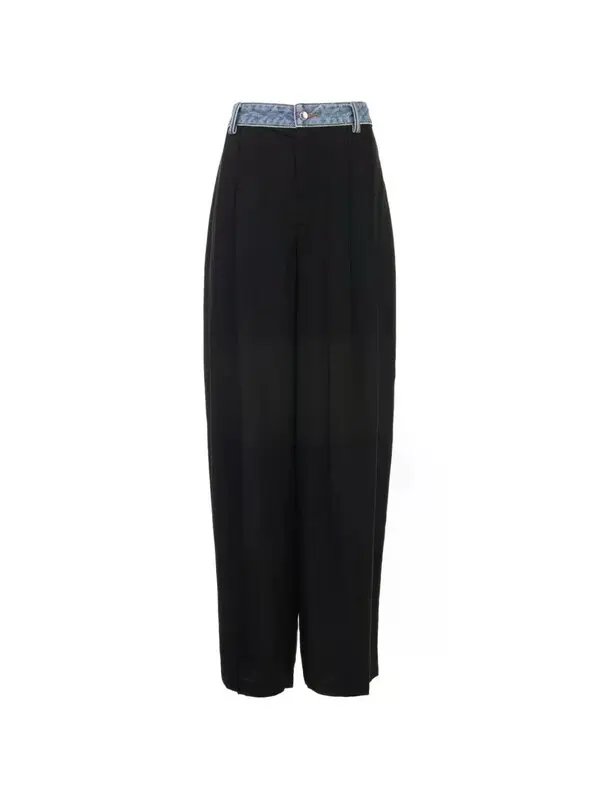 Alexander Wang Denim Waistband Mid-rise Pants