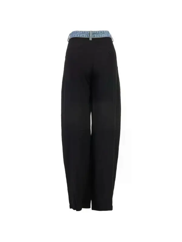 Alexander Wang Denim Waistband Mid-rise Pants