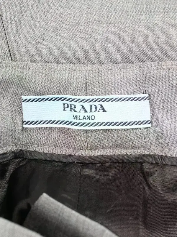 Prada Pleated Wool Trousers
