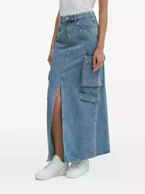 Sisley Cargo-pocket Maxi Skirt