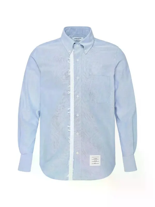 Thom Browne Straight-fit Long-sleeve Button-down Shirt