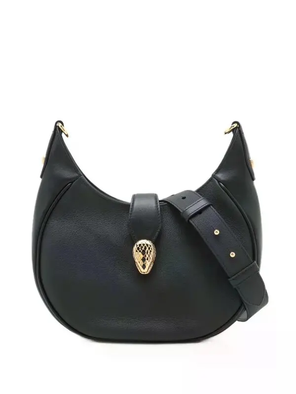 BVLGARI 2010-2026 Medium Leather Serpenti Ellipse Satchel