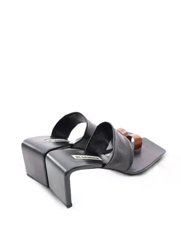 JIL SANDER Toe-strap Block-heel Sandals