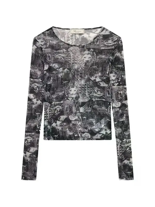 Blumarine Printed Jersey T-shirt