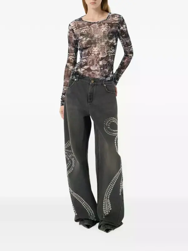 Blumarine Printed Jersey T-shirt