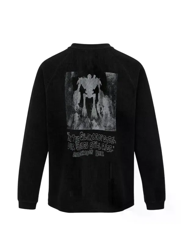 Andersson Bell Alien Machinery Waffle-knit T-shirt