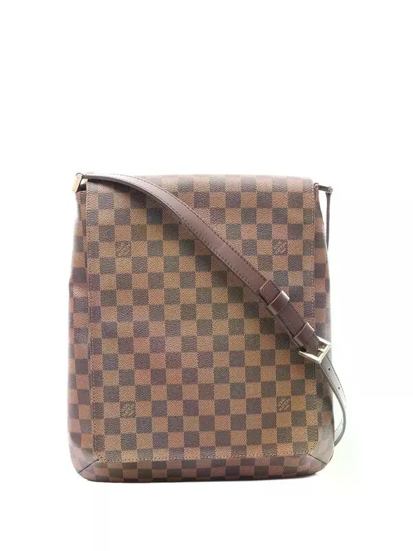 LOUIS VUITTON Damier Ebene Musette Salsa Long Strap Cross Body Bag