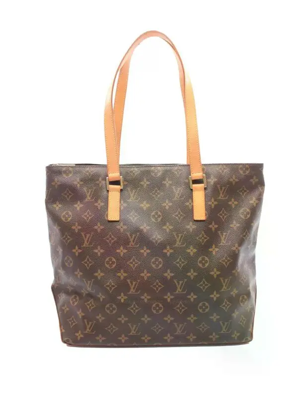 LOUIS VUITTON Monogram Cabas Mezzo Tote Bag